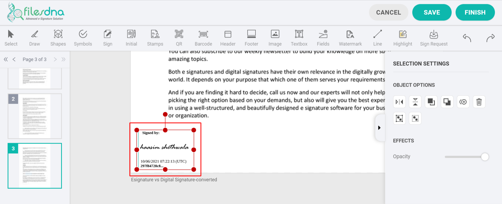 How to Do an Electronic Signature? - FilesDNA